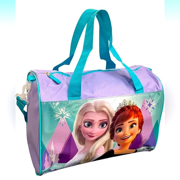 Disney | Accessories | Frozen Ii Elsa Anna Duffle Bag Overnight Bag ...